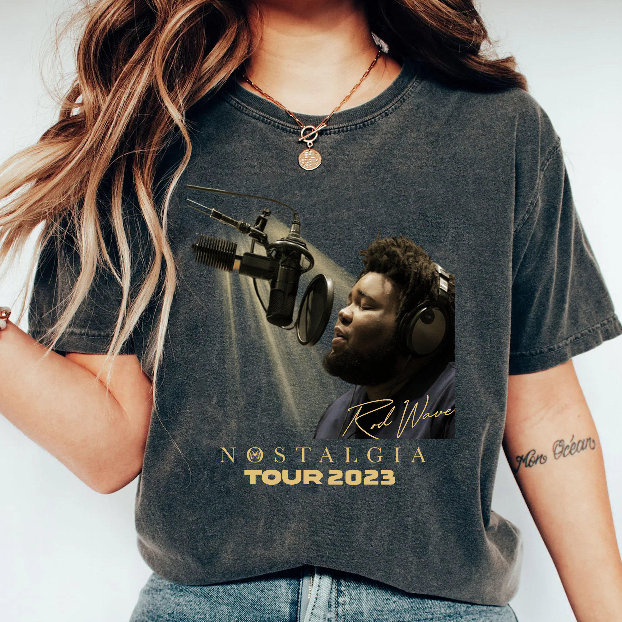 Rod Wave Sweatshirt, Rod Wave Nostalgia Tour 2023 Concert Sh | Inspire ...