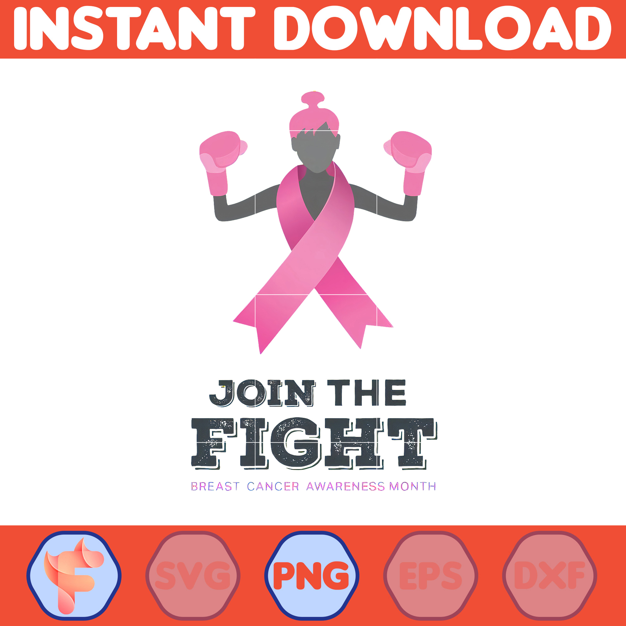 Join The Fight Breast Cancer Awareness Month Png, Designs Br | Inspire ...