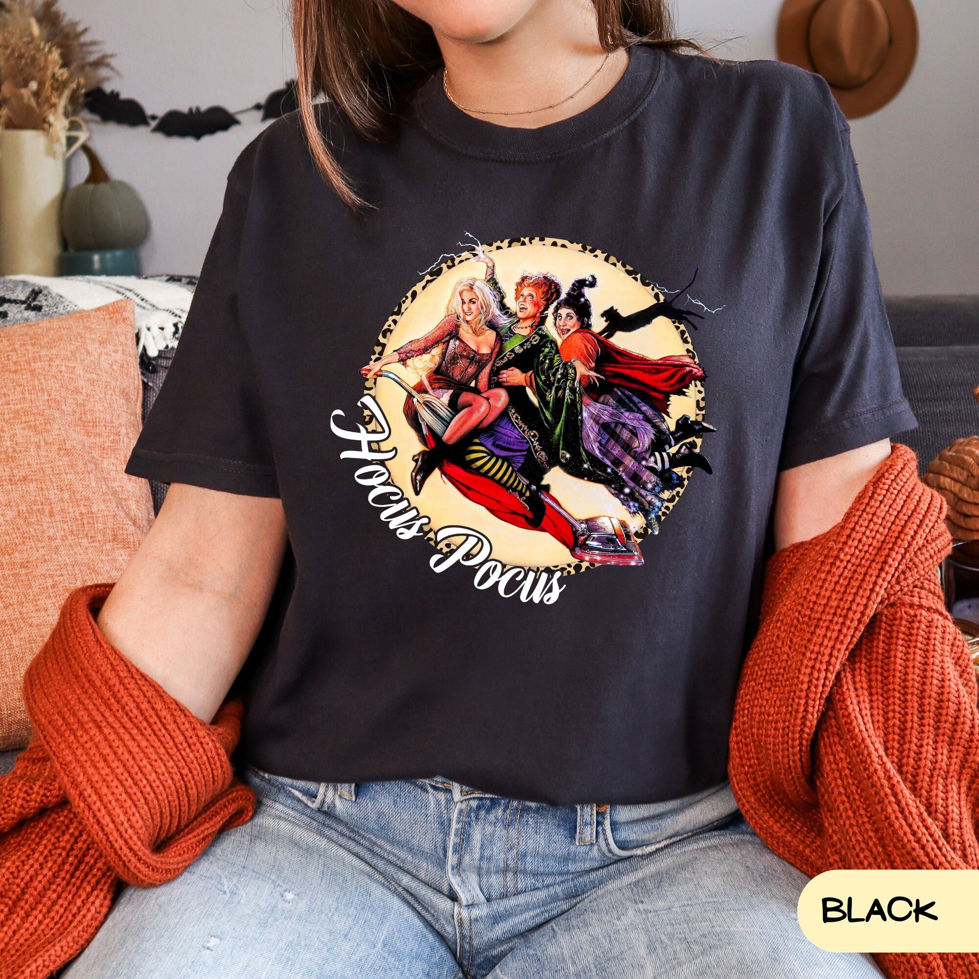 Vintage Hocus Pocus T-shirt, Hocus Pocus Oversized Retro T-s - Inspire ...