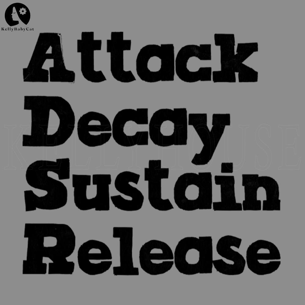 Attack Decay Sustain Release PNG, Digital Download - Inspire Uplift