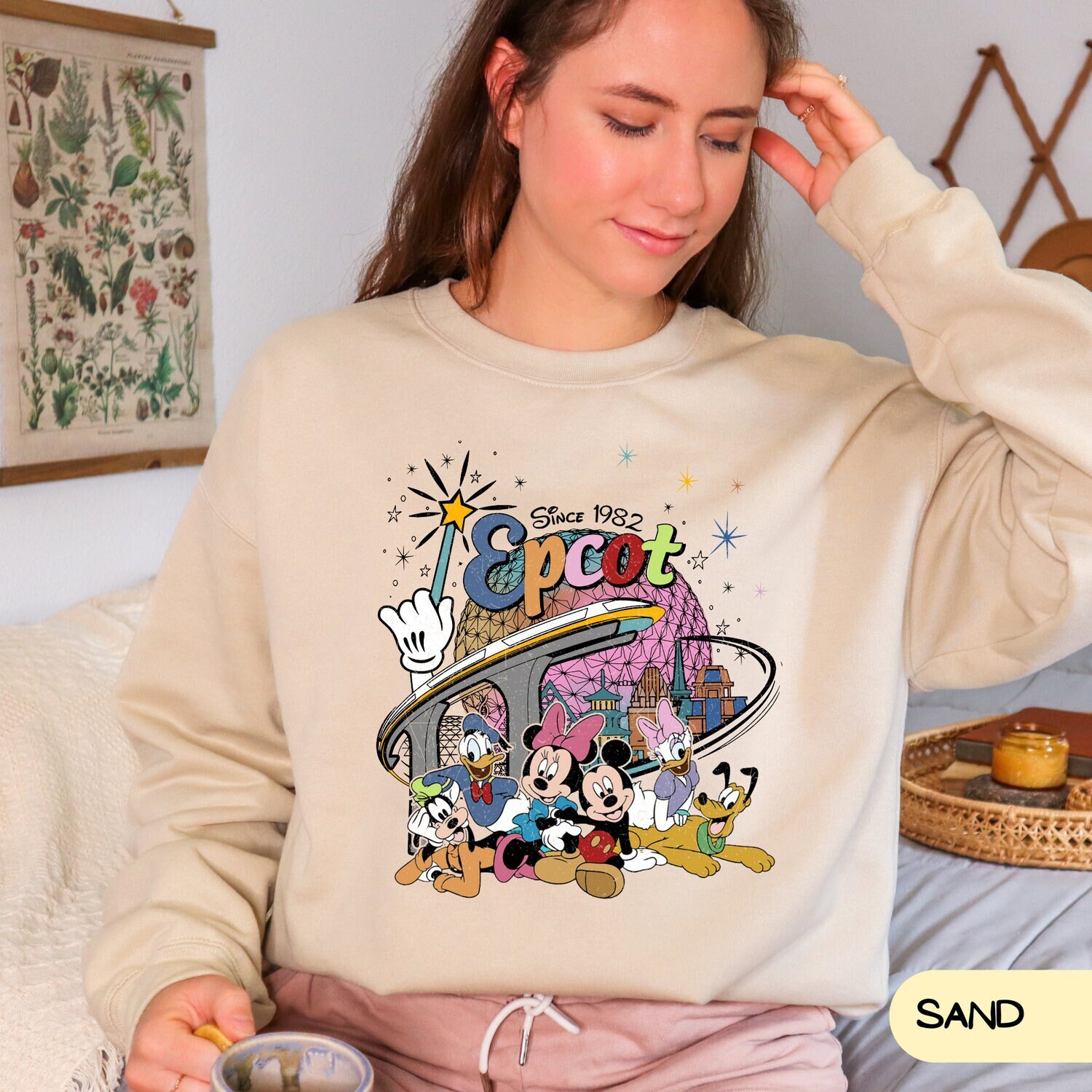 Epcot Since 1982 Sweatshirt, Epcot Sweatshirt, Epcot Ball Sh | Inspire ...