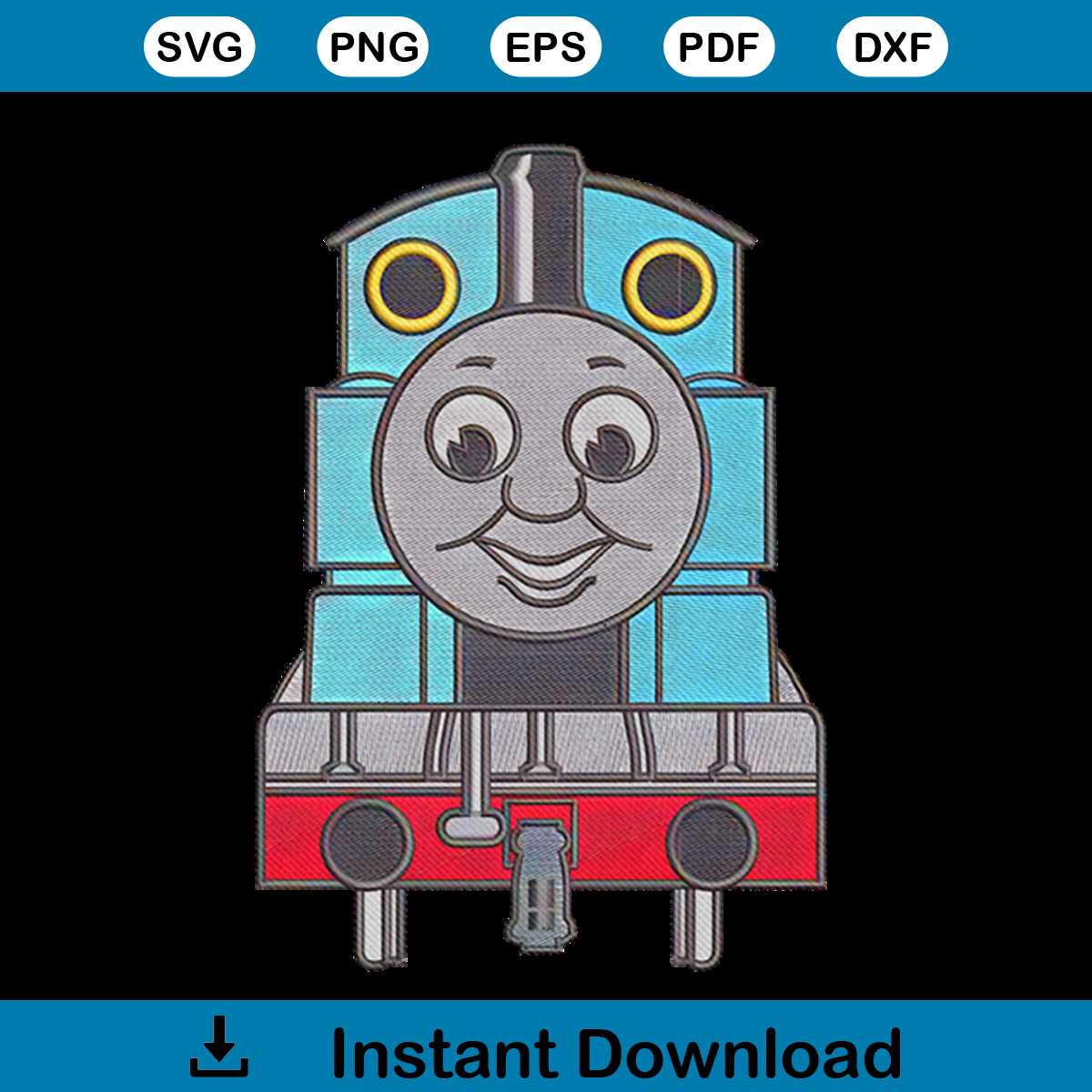 Thomas the Tank Engine Embroidery Design, 4 Sizes Embroidery | Inspire ...
