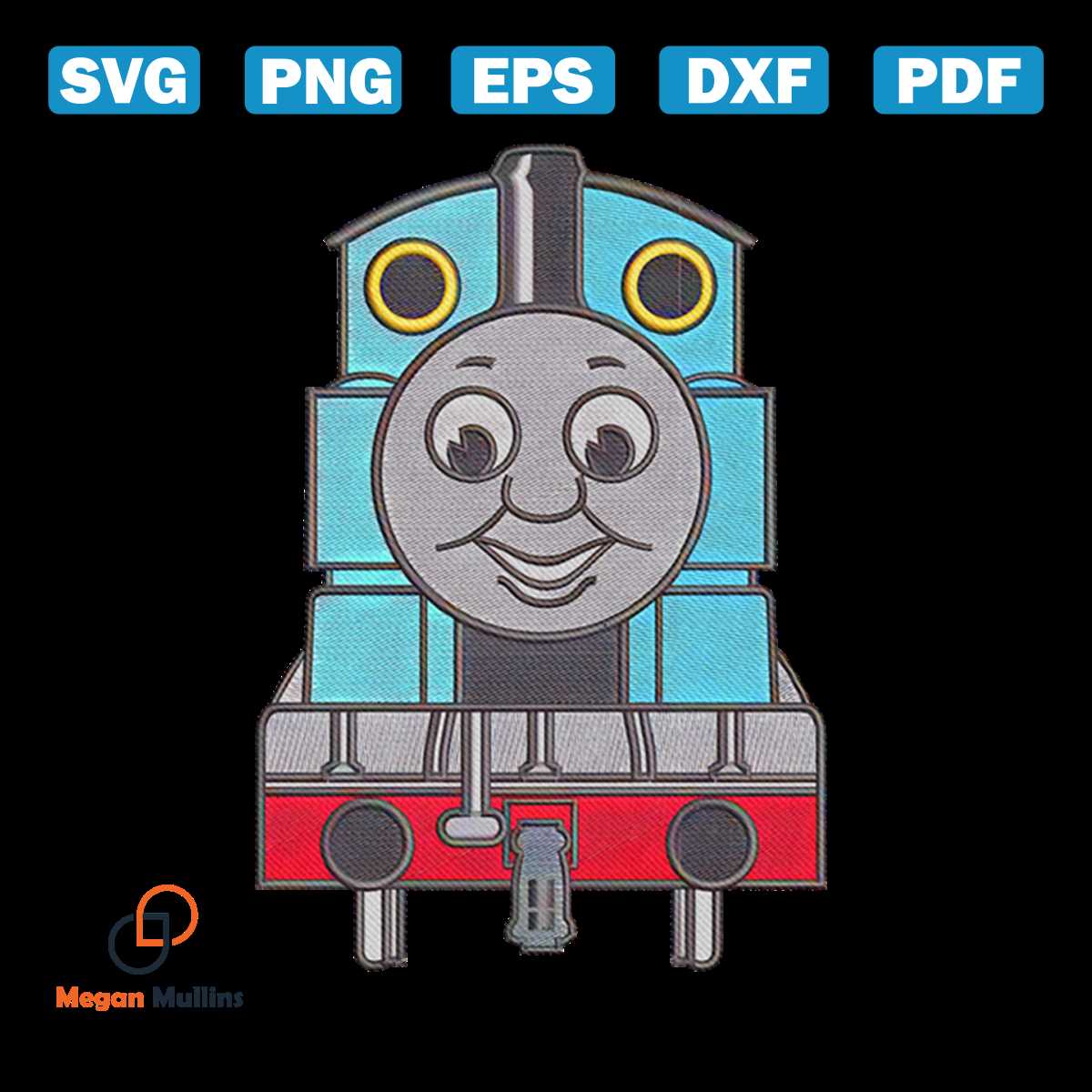 Thomas the Tank Engine Embroidery Design, 4 Sizes Embroidery - Inspire ...