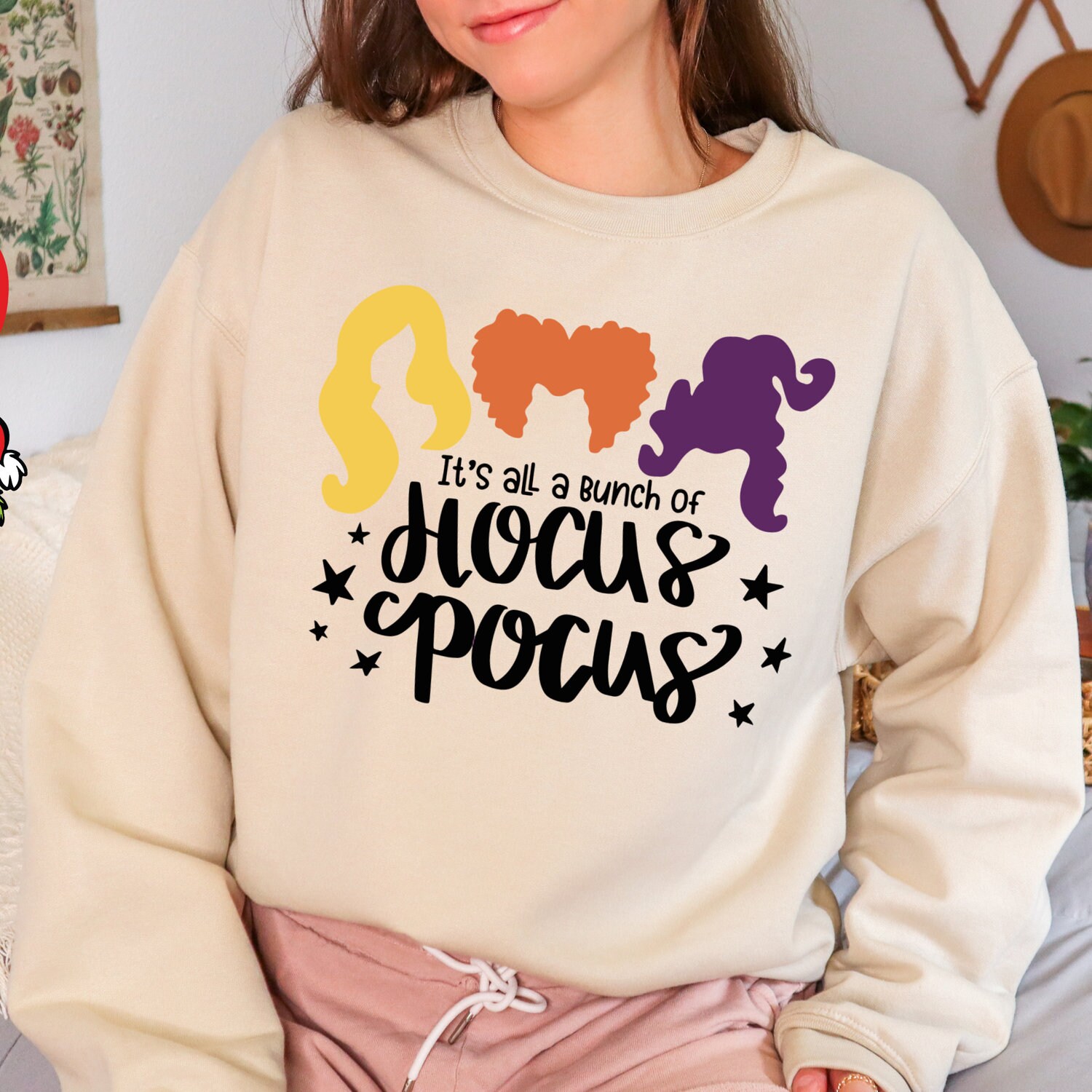 Hocus Pocus Sweatshirt, Cute Halloween Outfit, Hocus Pocus S | Inspire ...