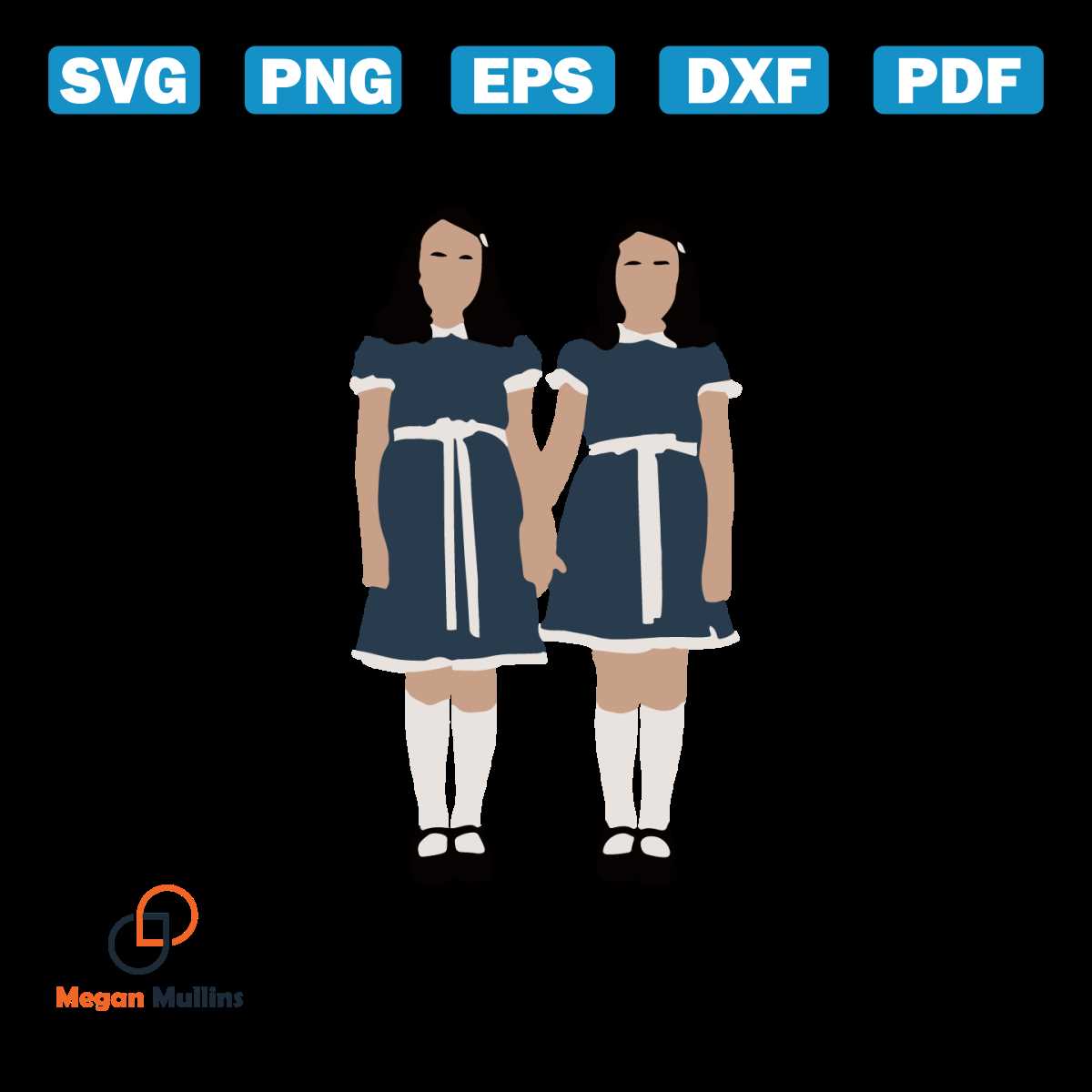 The Shining Twins SVG & PNG | Inspire Uplift