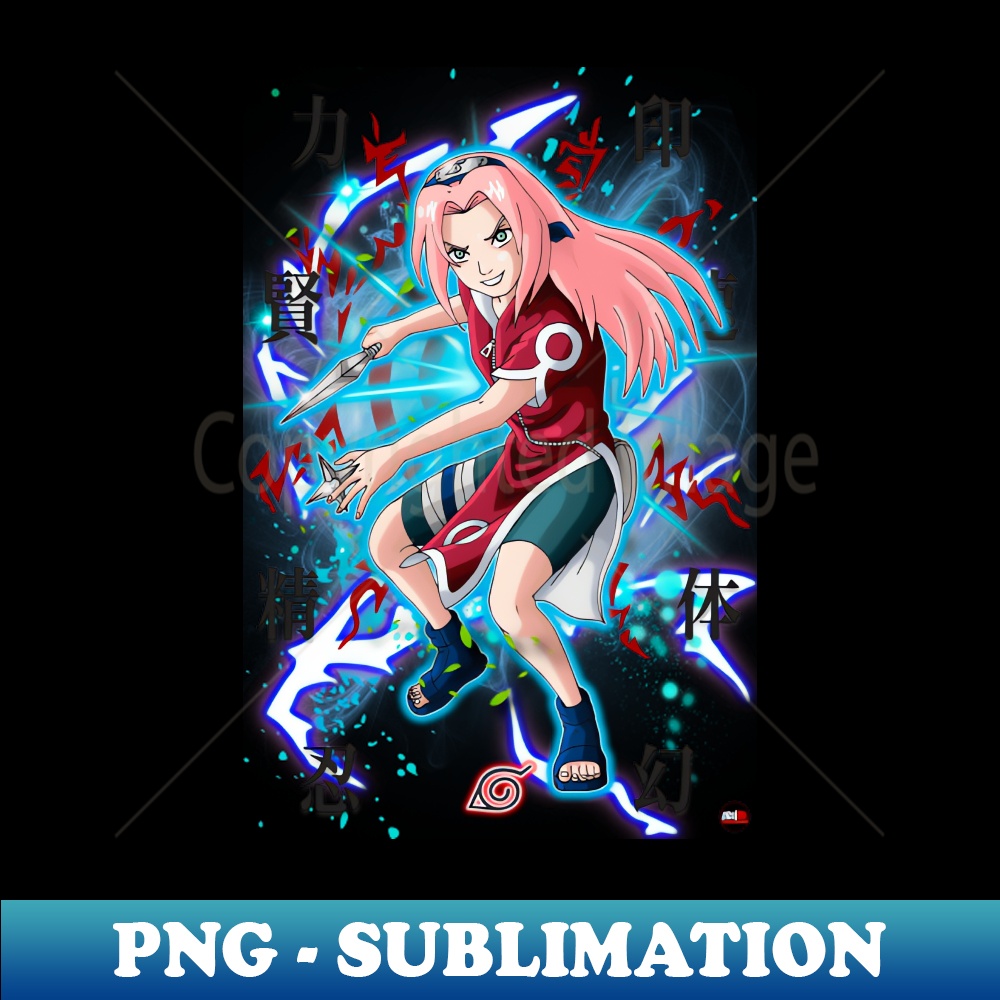 FANART SAKURA HARUNO - Creative Sublimation PNG Download - E - Inspire Uplift