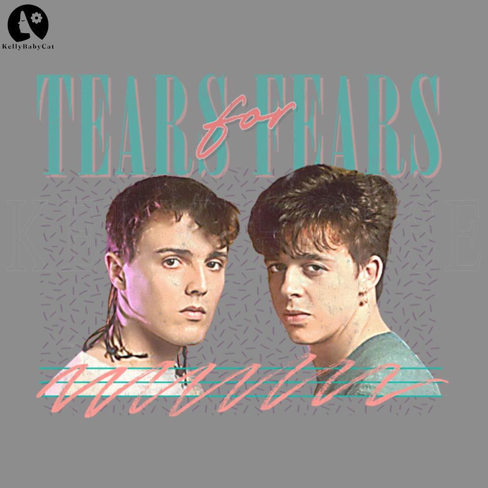 Vintage FadedStyle Tears For Fears PNG, Digital Download | Inspire Uplift