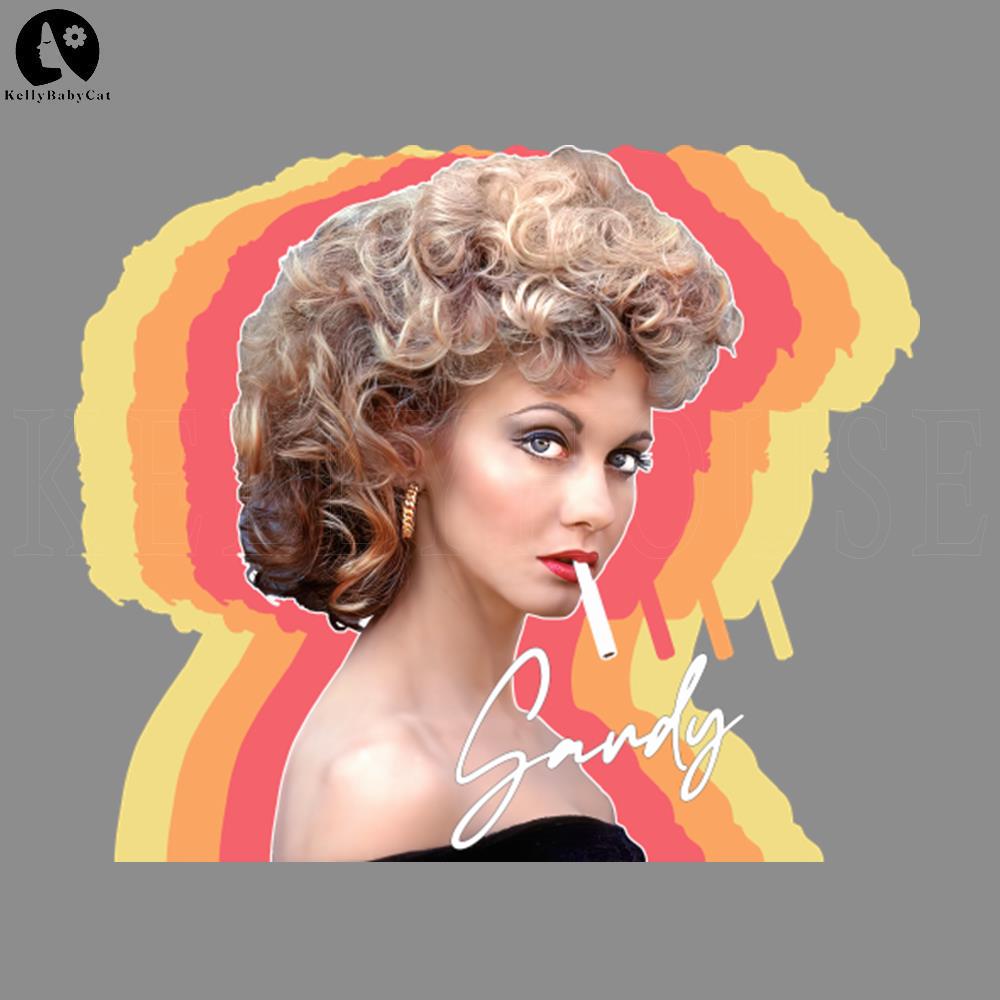 Sandy Grease Fan Art Design PNG, Digital Download | Inspire Uplift