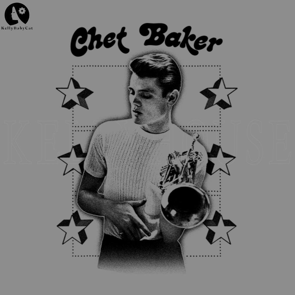 Chet Baker Jazz Music Fan Design PNG, Digital Download | Inspire Uplift