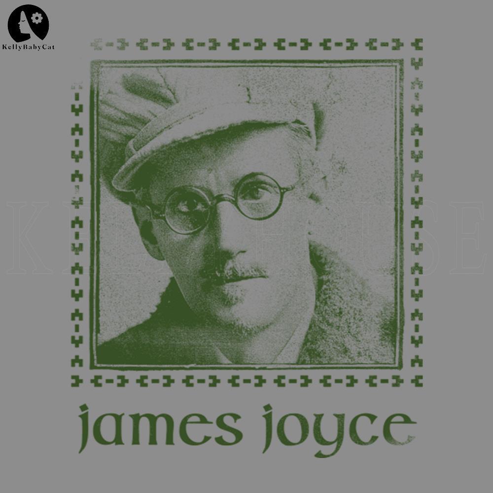 James Joyce Retro Faded Style Fan Design PNG, Digital Downlo | Inspire ...