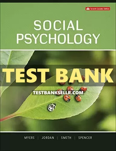 Test Bank for Social Psychology 7th Edition Myers | Inspire Uplift