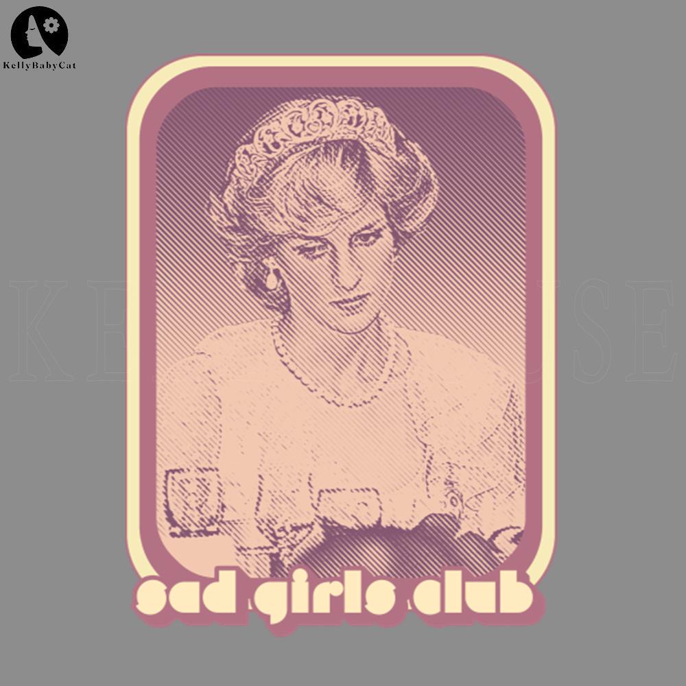 Sad Girls Club Nihilist Style Design PNG, Digital Download - Inspire Uplift