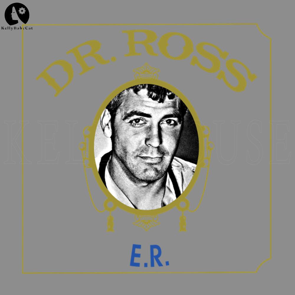 Dr Ross of ER 90s Aesthetic Design PNG, Digital Download | Inspire Uplift