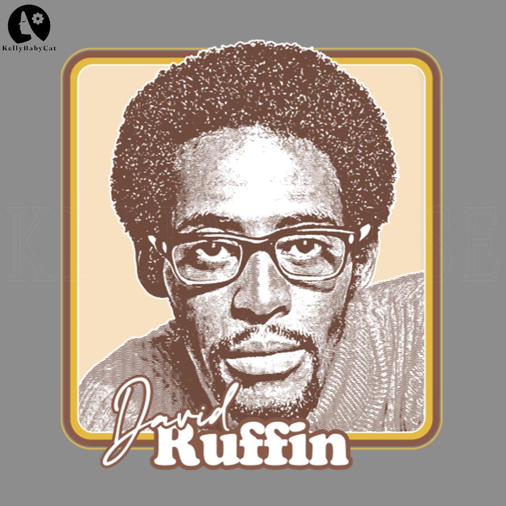 David Ruffin Retro Soul Fan Design PNG, Digital Download | Inspire Uplift