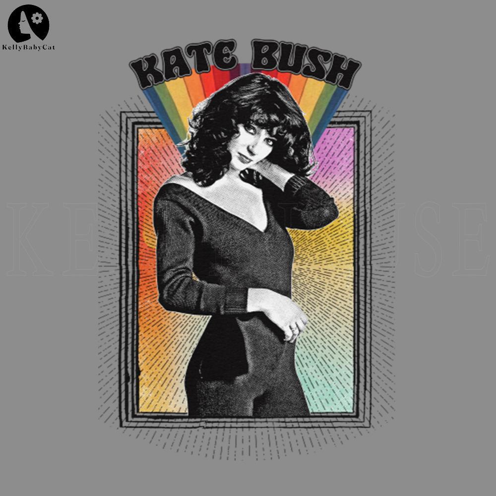 Kate Bush Rainbow Aesthetic Fan Art Design PNG, Digital Down | Inspire ...