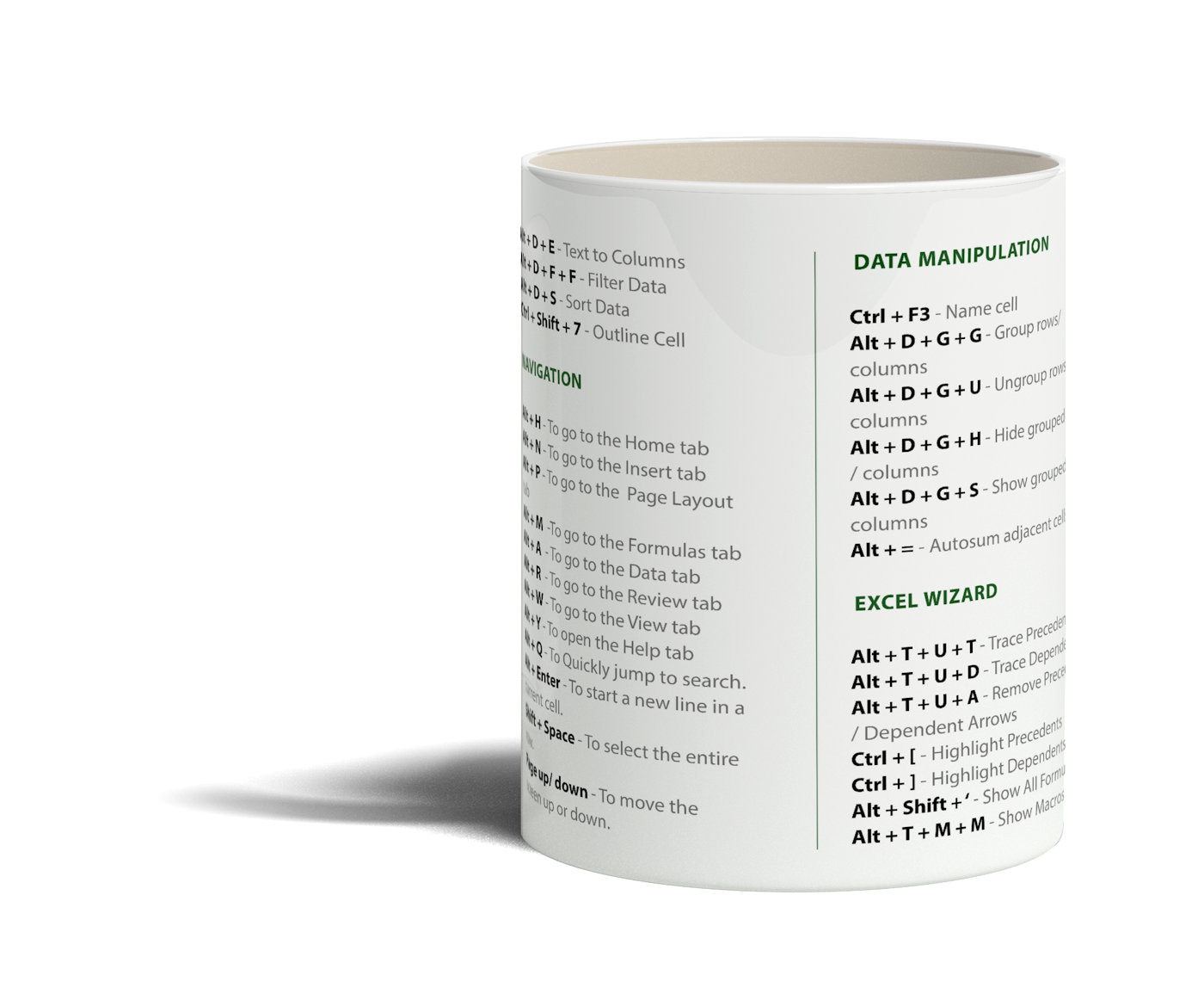 Excel Super Shortcuts Excel Spreadsheet Lover Worker Gift Id - Inspire ...