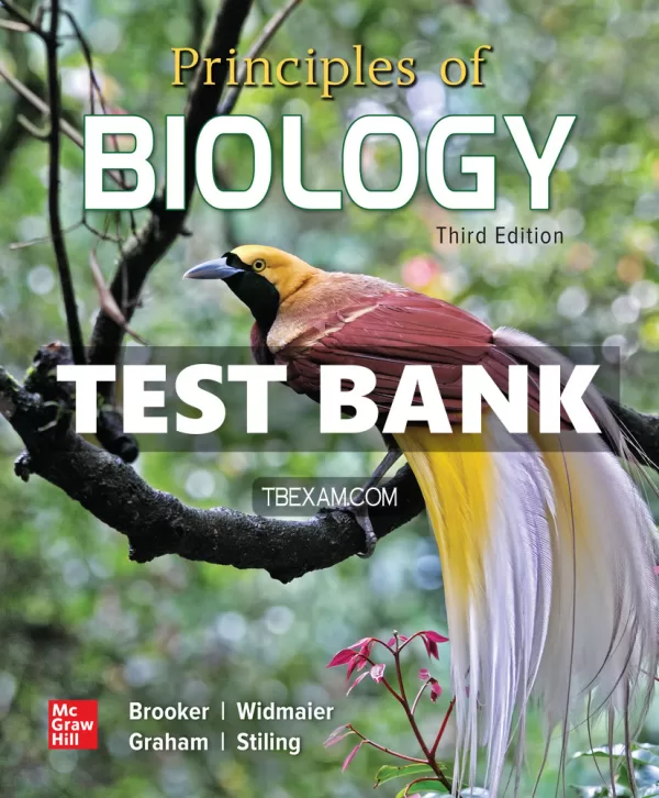 Test Bank for Principles of Biology 3rd Edition Brooker | Inspire Uplift