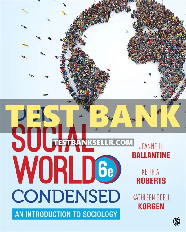 Test Bank for Our Social World Condensed An Introduction to | Inspire ...