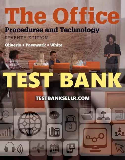 Test Bank for Office Procedures and Technology 7th Edition O | Inspire ...