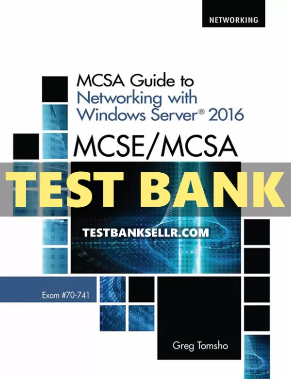 Test Bank for MCSE MCSA MCSA Guide to Networking with Window | Inspire ...