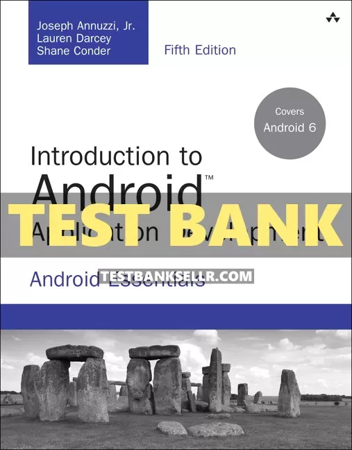 Test Bank for Introduction to Android Application Developmen | Inspire ...