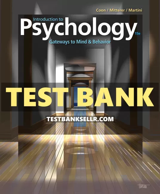 Test Bank for Introduction to Psychology Gateways to Mind an | Inspire ...