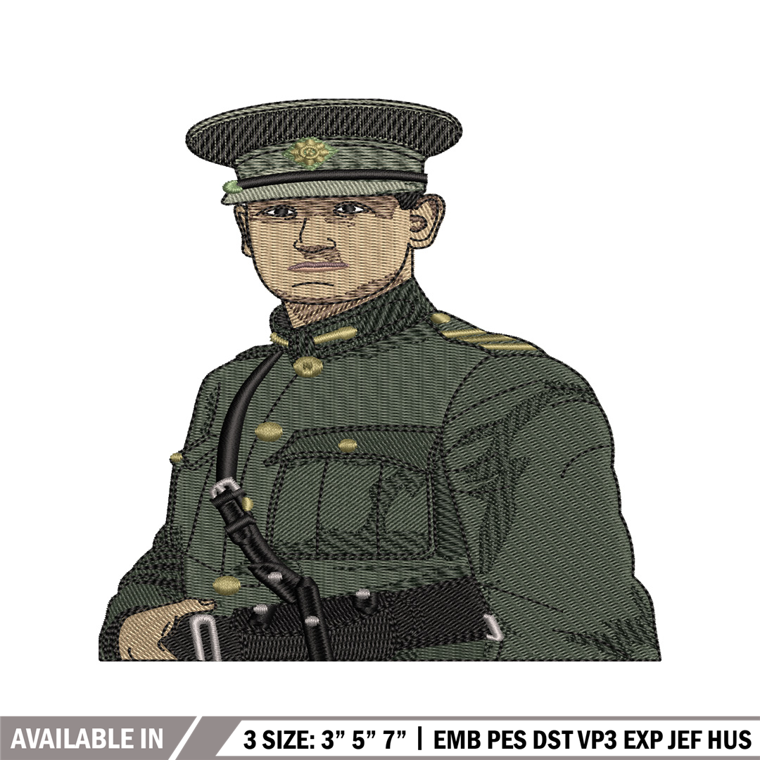 Army Man embroidery design, Army Man embroidery, logo design | Inspire ...