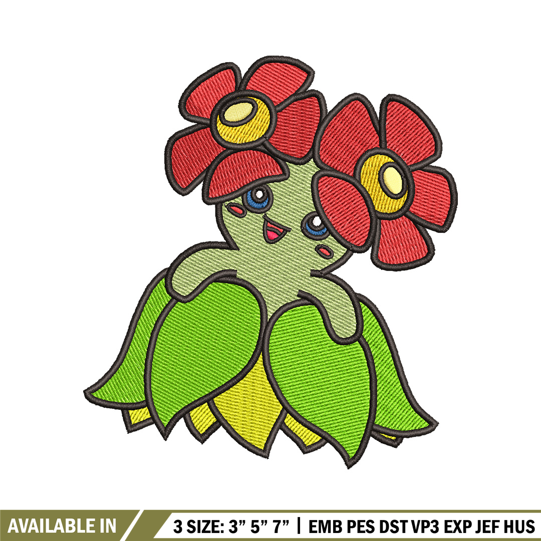 Bellossom embroidery design, Bellossom embroidery, Anime des | Inspire ...