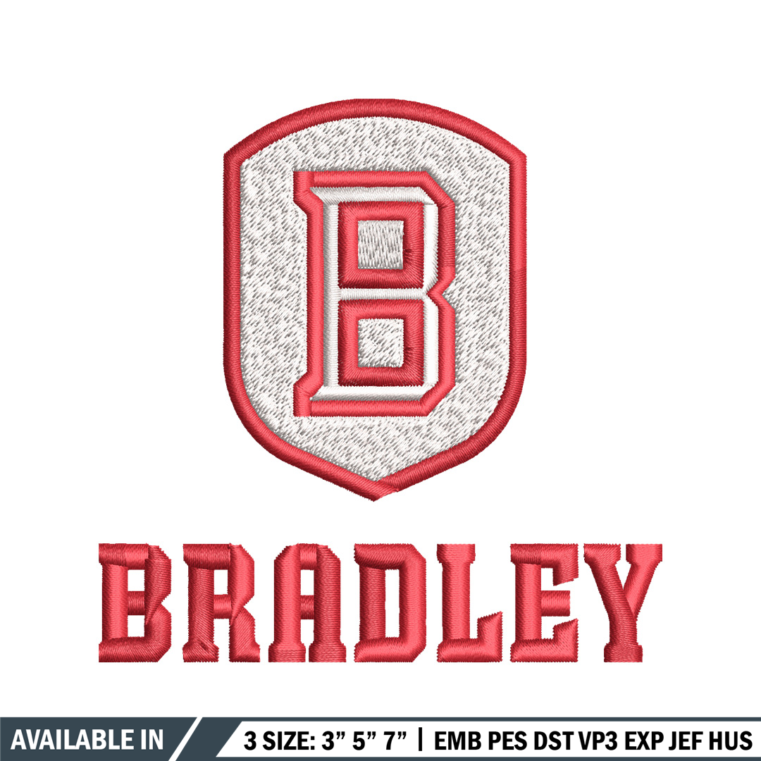Bradley Braves embroidery design, Bradley Braves embroidery, - Inspire ...