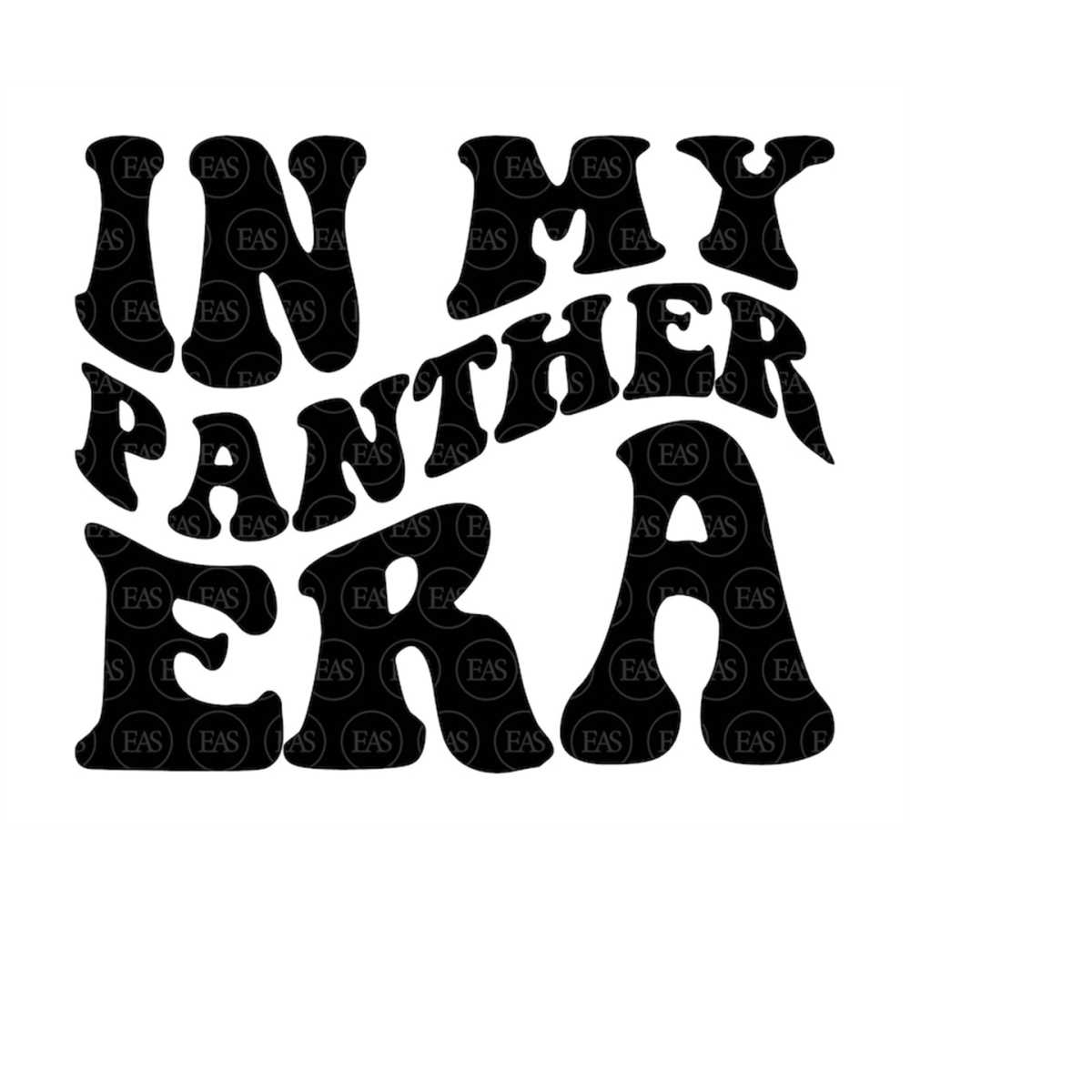 In My Panther Era Svg, Panthers PNG, Retro Vintage Groovy Te - Inspire ...