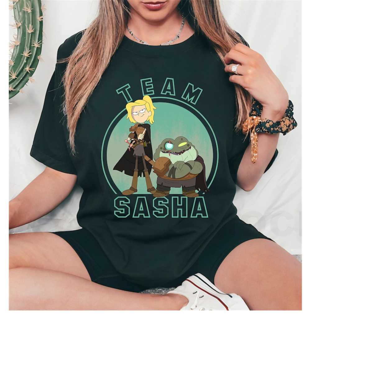 Disney Channel Amphibia Team Sasha T-Shirt, Amphibia Charact | Inspire ...