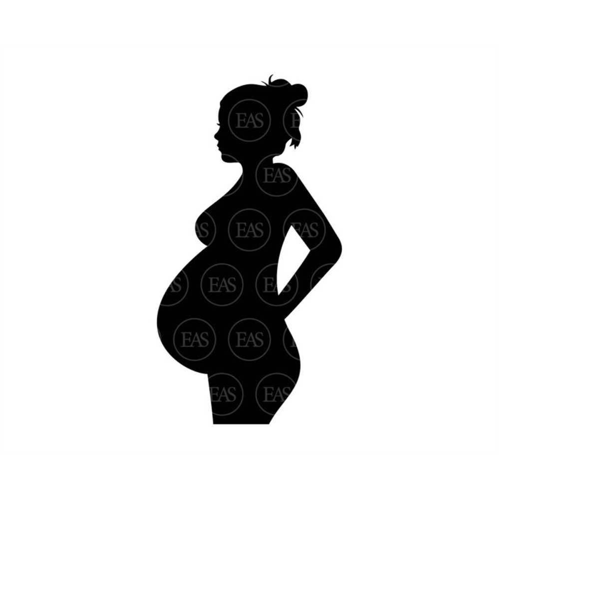 Pregnant Women Svg, Baby Bump Belly Svg, Pregnancy Reveal Sv - Inspire ...