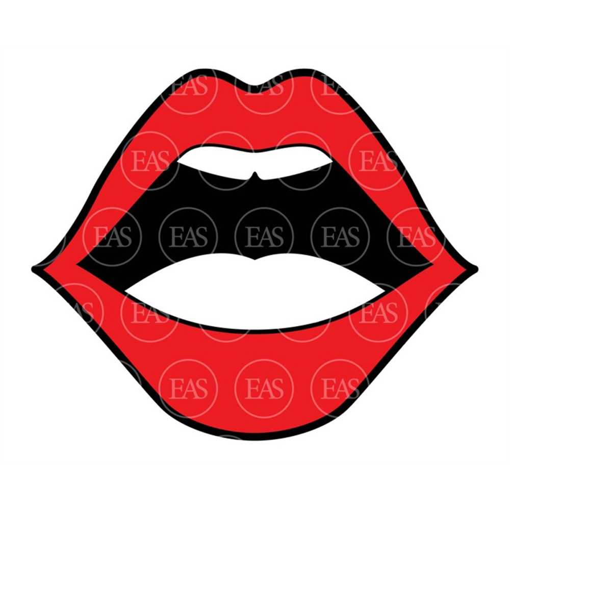 Open Mouth Svg, Red Lips Svg, Sexy Woman Lips Svg. Vector Cu - Inspire ...