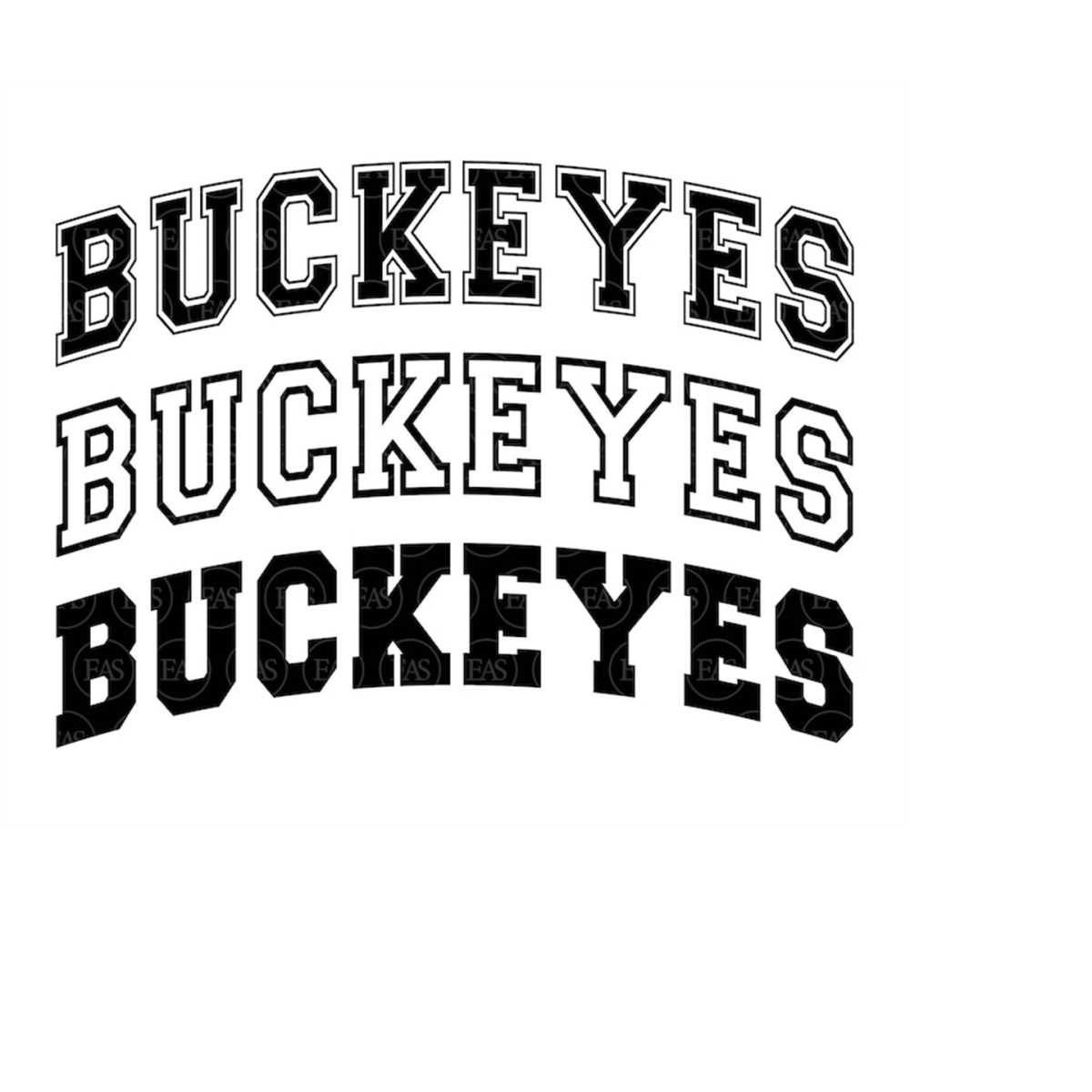 Buckeyes Svg, Buckeyes Arched Varsity Font, Go Buckeyes Svg, - Inspire ...