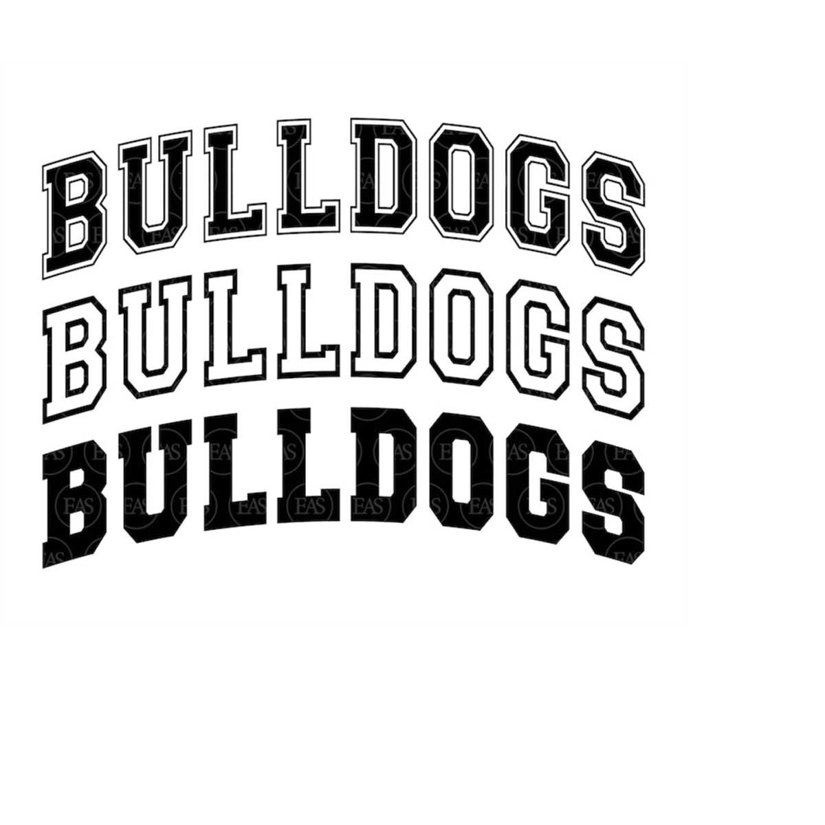 Bulldogs Svg, Bulldogs Arched Varsity Font, Go Bulldogs Svg, - Inspire ...