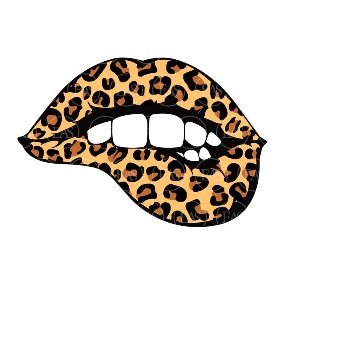 Leopard Lips Svg, Lips Bite Svg, Leopard Print Svg. Vector C | Inspire ...