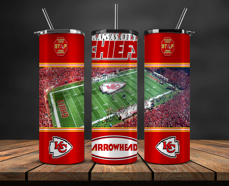 Kansas City Tumbler Wrap , Nfl Stadiums Tumbler Wraps | Inspire Uplift