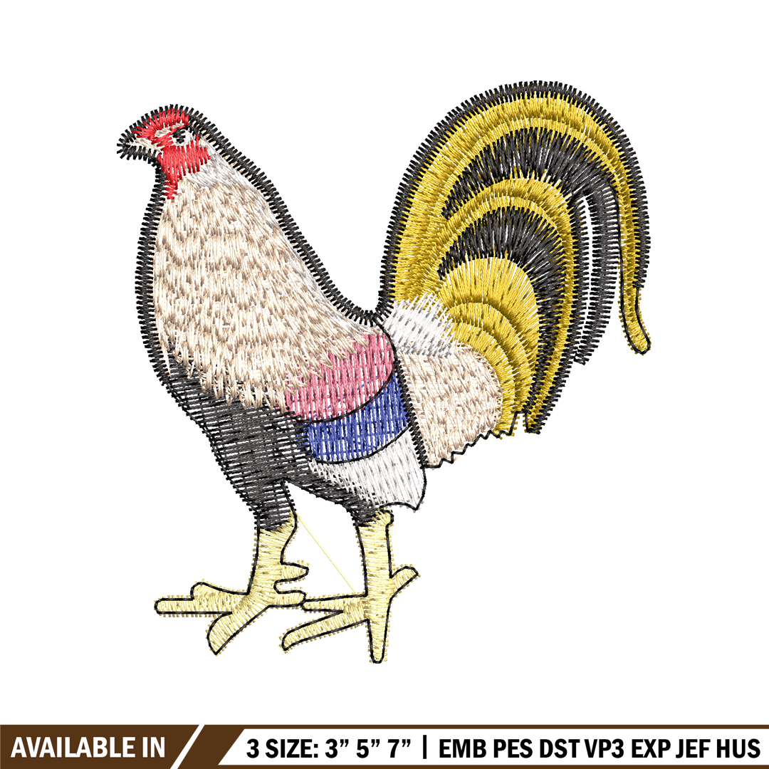 Chicken embroidery design, Chicken embroidery, chicken desig | Inspire ...