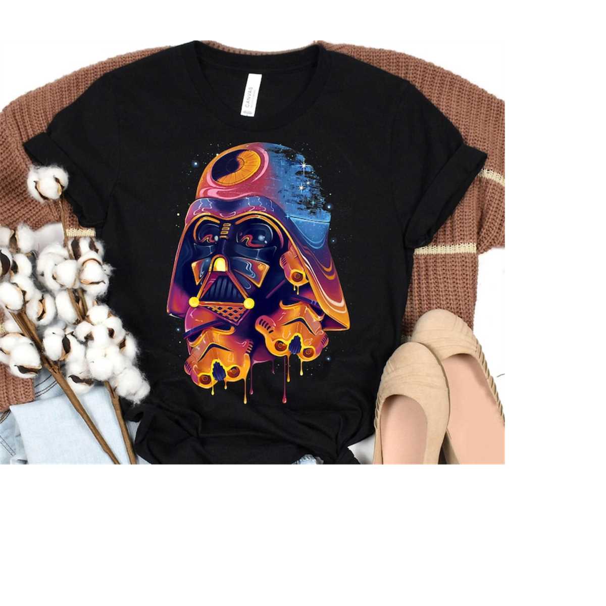 Star Wars Darth Vader Trooper Helmets Psychedelic Drip T-Shi | Inspire ...
