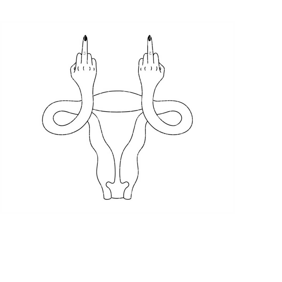Middle Finger Uterus Svg, My Body My Choice, Pro Choice, Wom | Inspire ...