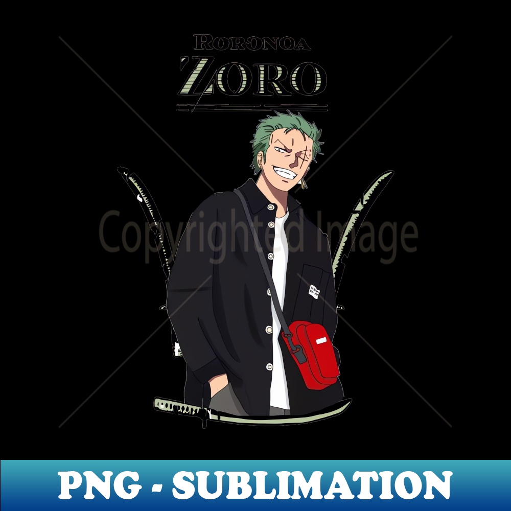 Roronoa Zoro - One Piece - Sublimation-Ready PNG File - Expr | Inspire ...