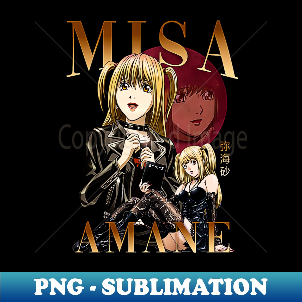 Anime Misa Amane - Special Edition Sublimation PNG File - In - Inspire ...