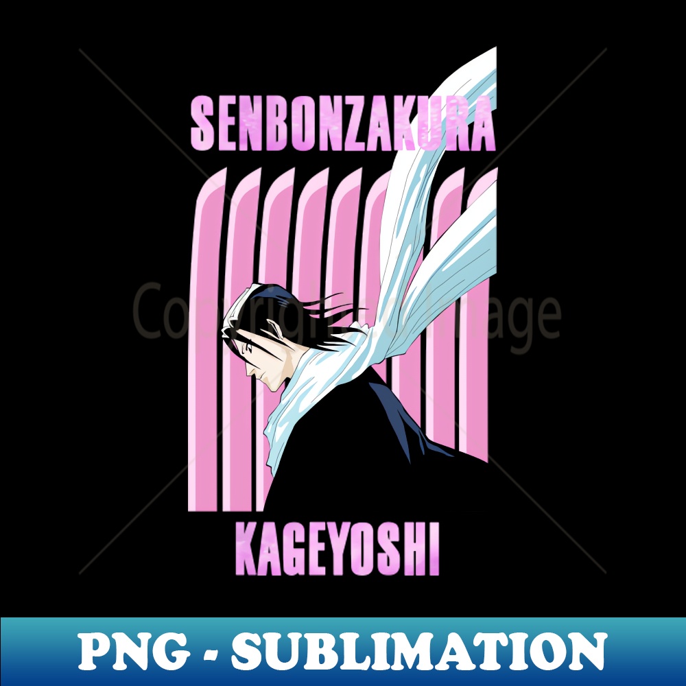 Bankai Senbonzakura Kageyoshi Bleach - Retro PNG Sublimation | Inspire ...