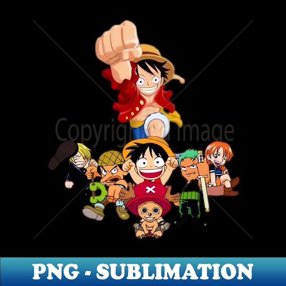 one piece characters - Special Edition Sublimation PNG File | Inspire ...