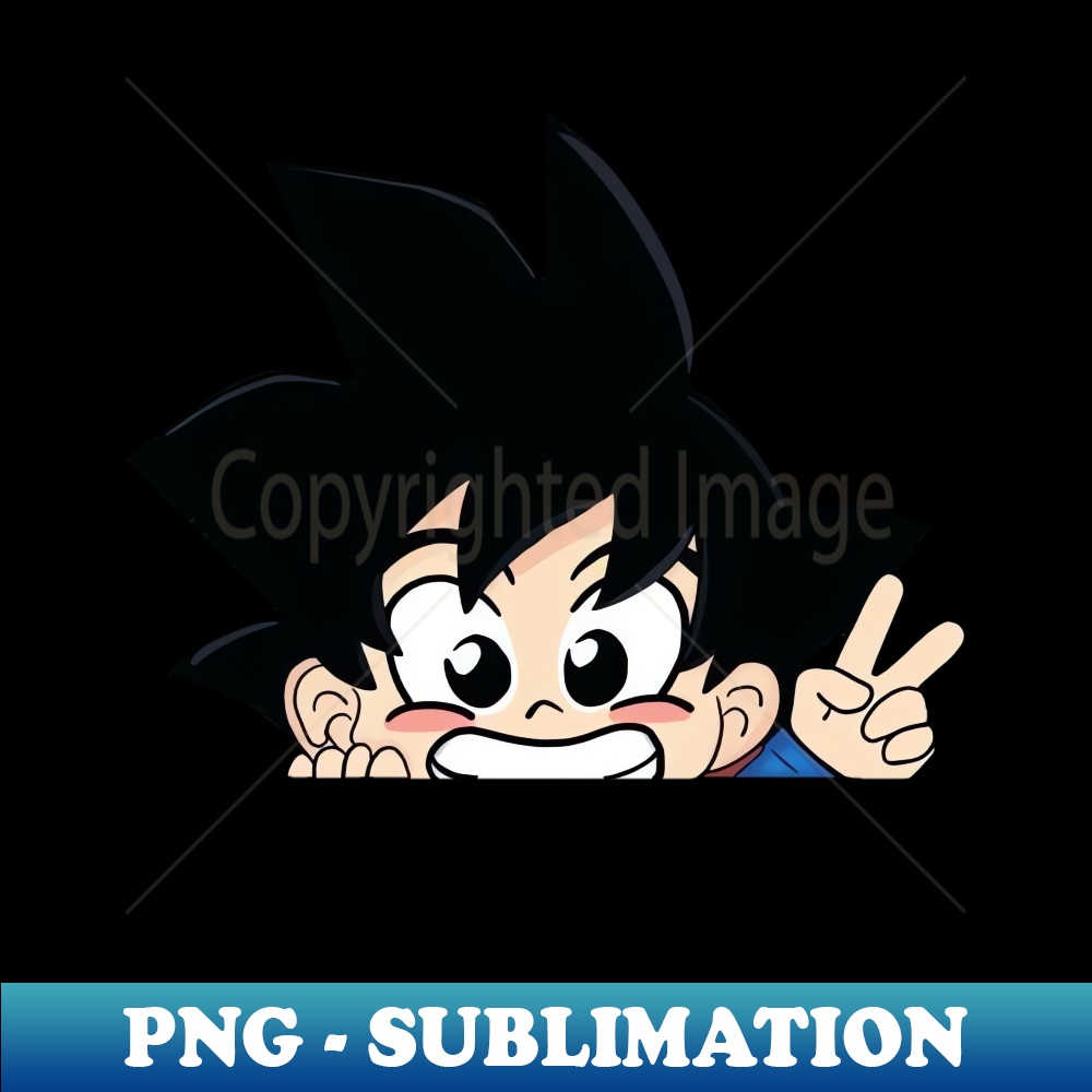 Peace Son Goku - Instant Sublimation Digital Download - Fash | Inspire ...