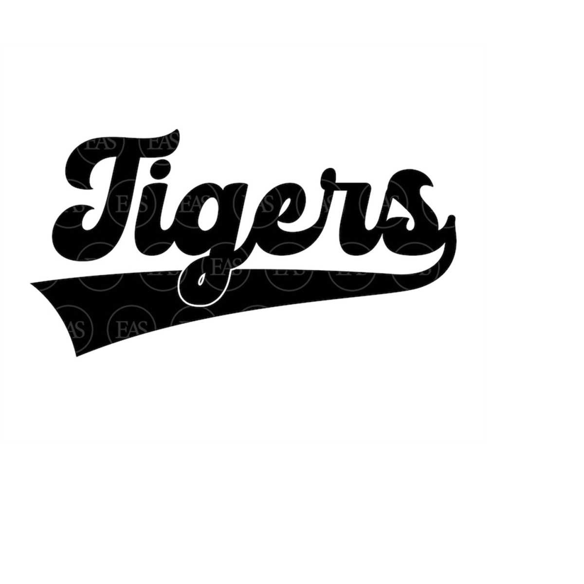 Tigers Baseball Svg Go Tigers Svg, Retro Sports Jersey Font, - Inspire ...