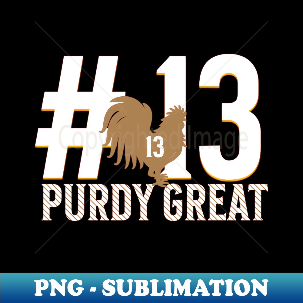 number 13 purdy great - PNG Transparent Sublimation Design - - Inspire ...