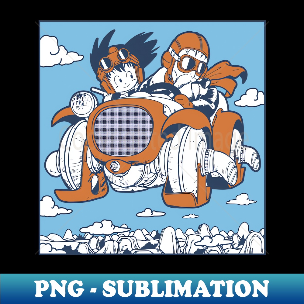 Goku Roshi car - High-Resolution PNG Sublimation File - Ele | Inspire ...