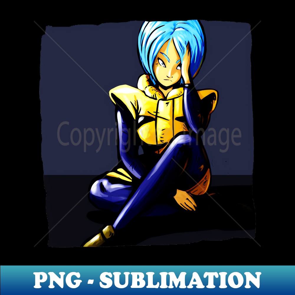 The Blue Haired Genius - Artistic Sublimation Digital File - | Inspire ...