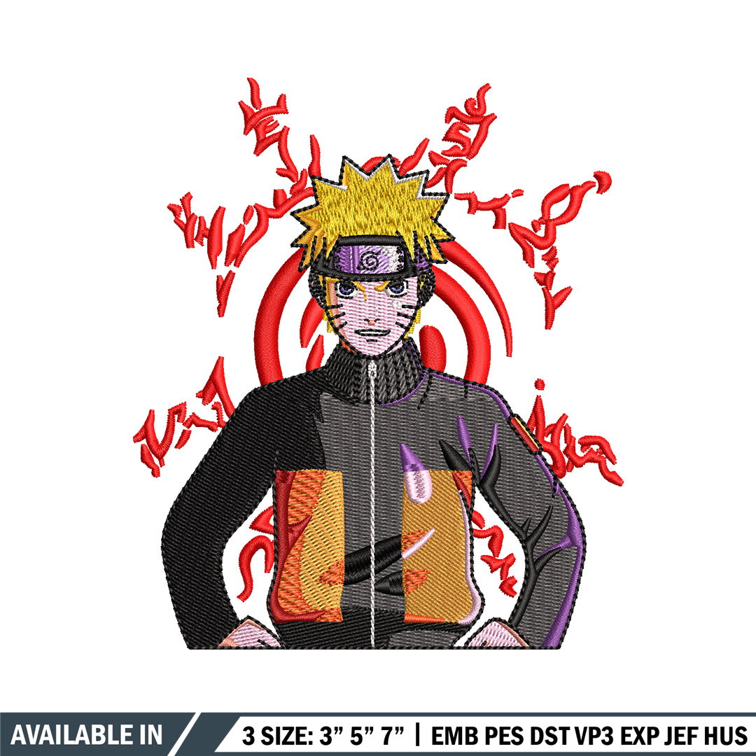 Naruto normal embroidery design, Naruto embroidery, Embroide | Inspire ...